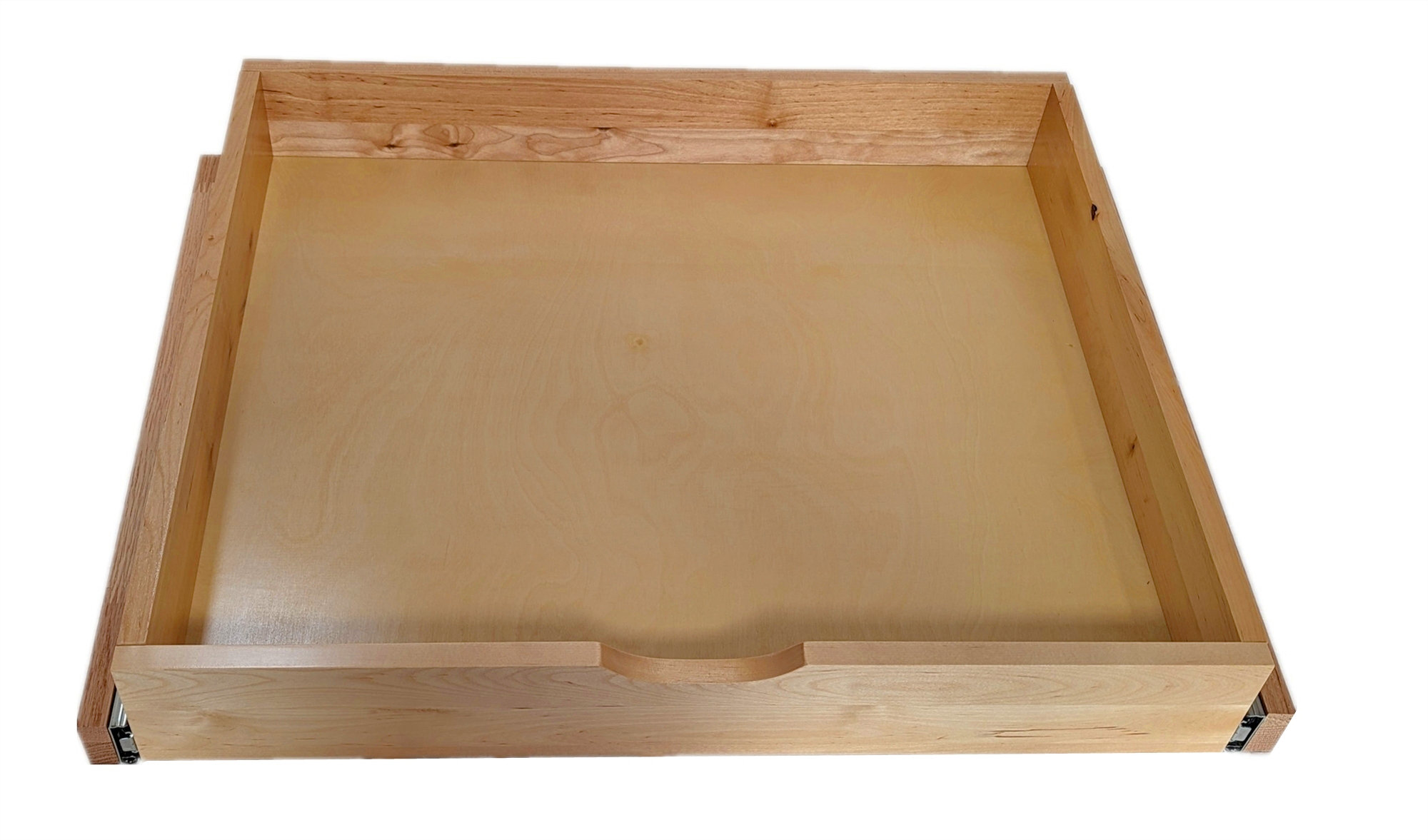 Latitude Run® Premium Solid Wood Pull-Out Drawer with Soft-Close Slides – 22" Deep, Multiple ...